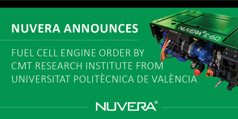 Nuvera Announces Fuel Cell Engine Order by CMT Research Institute from ...